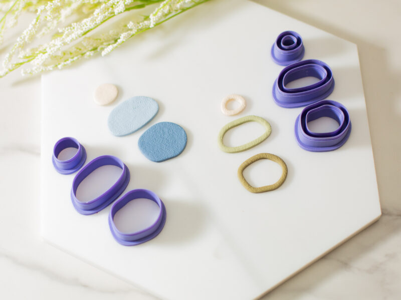 Organic Shapes Polymer Clay Cutters - ShapifyStudio